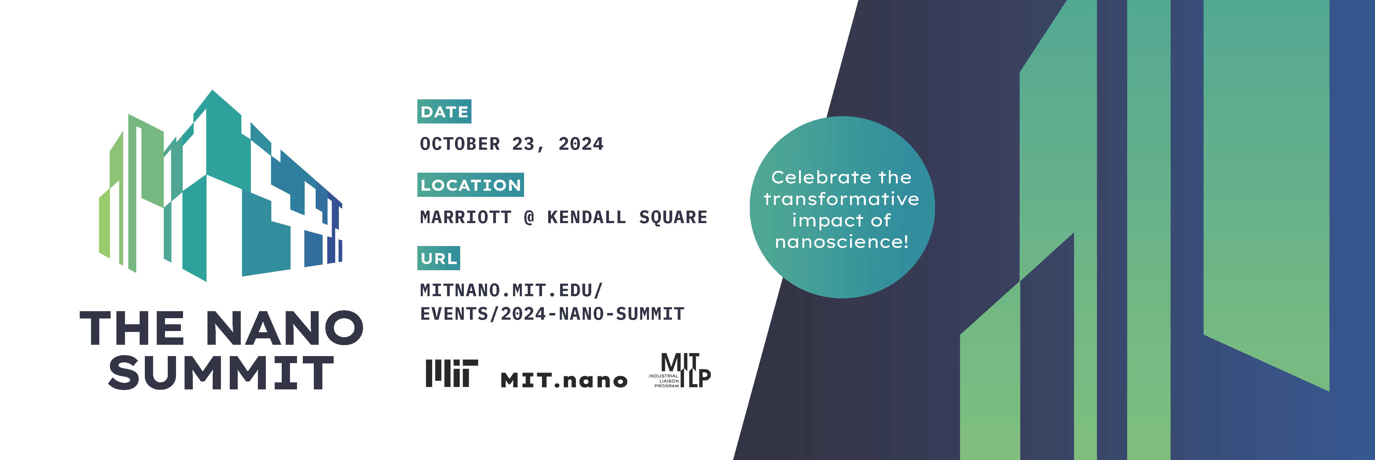 The 2024 Nano Summit—Oct. 23 | MIT.nano
